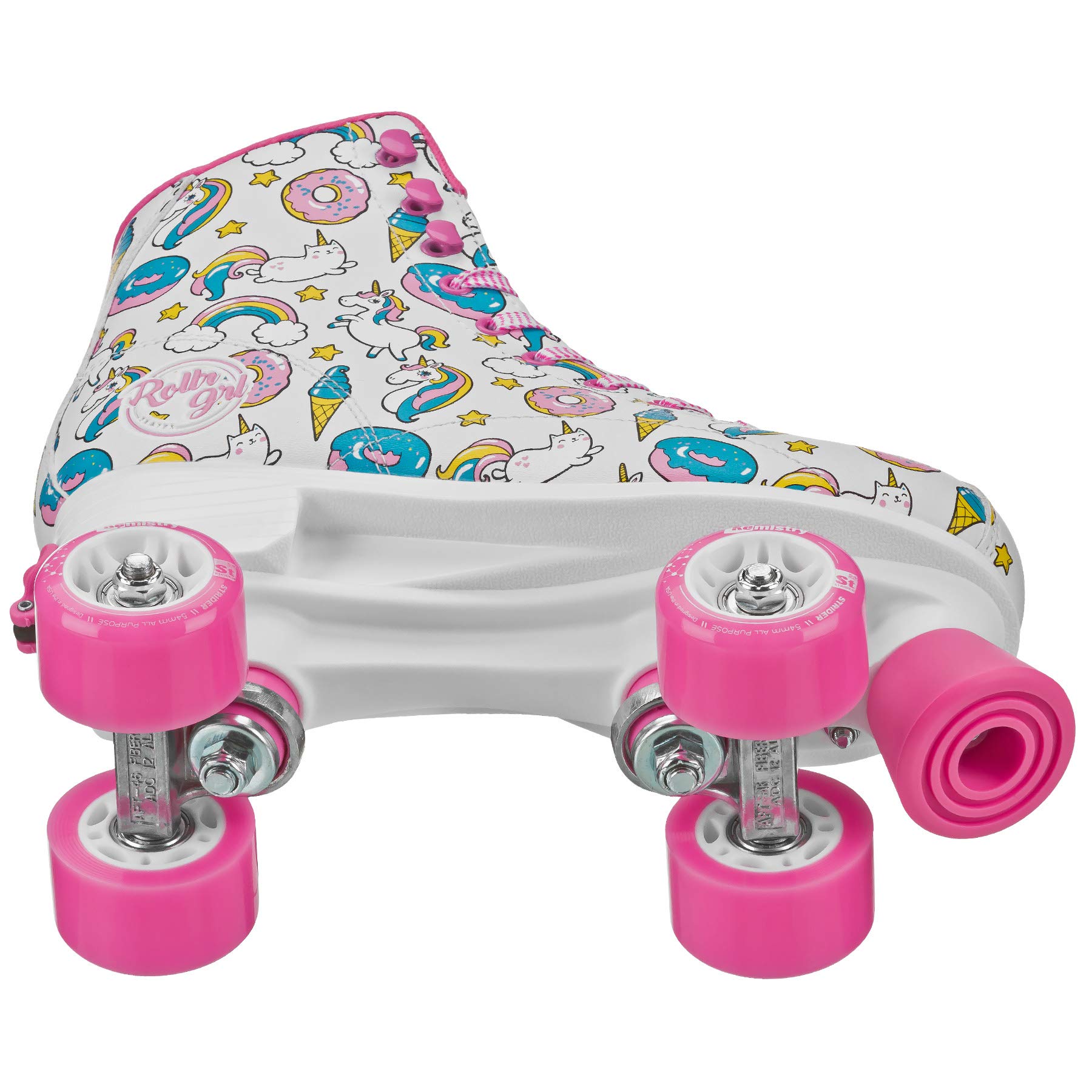 Rollr GRL Ella - Girls White/Pink Adj Small (12-2)