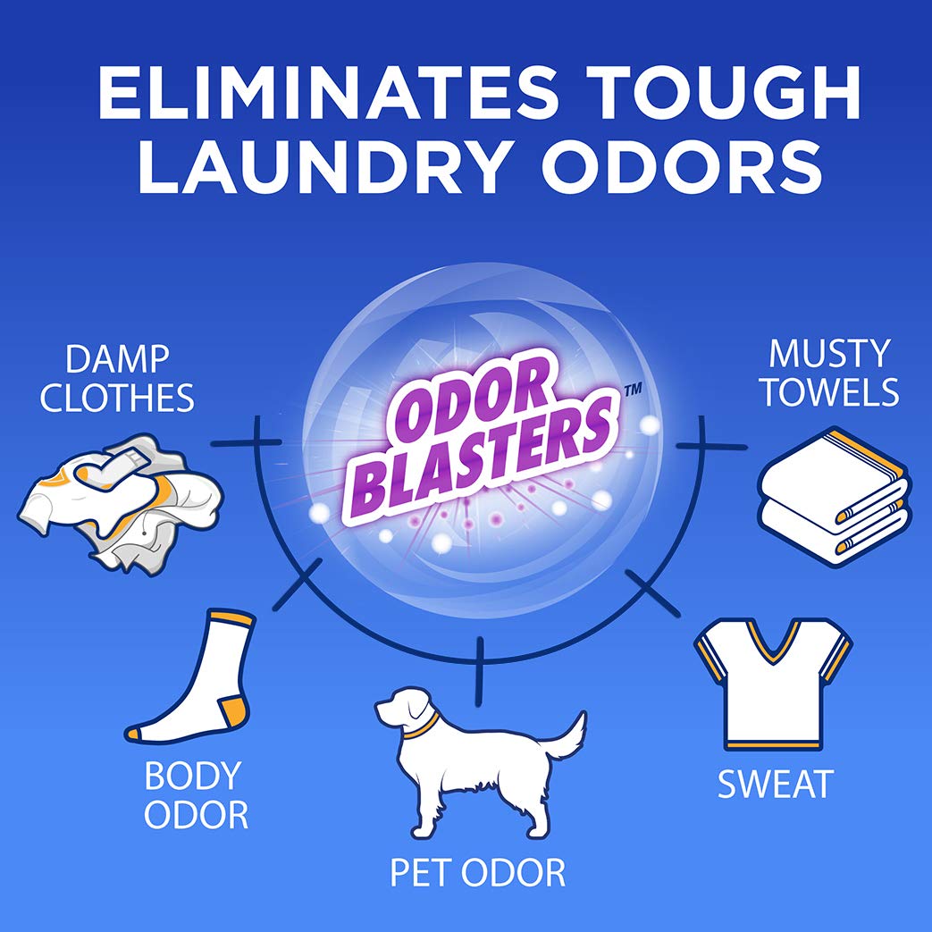 Arm & Hammer Plus Oxiclean Odor Blasters Fresh Burst, Liquid Laundry Detergent, 224 Fl Oz - Pack of 2