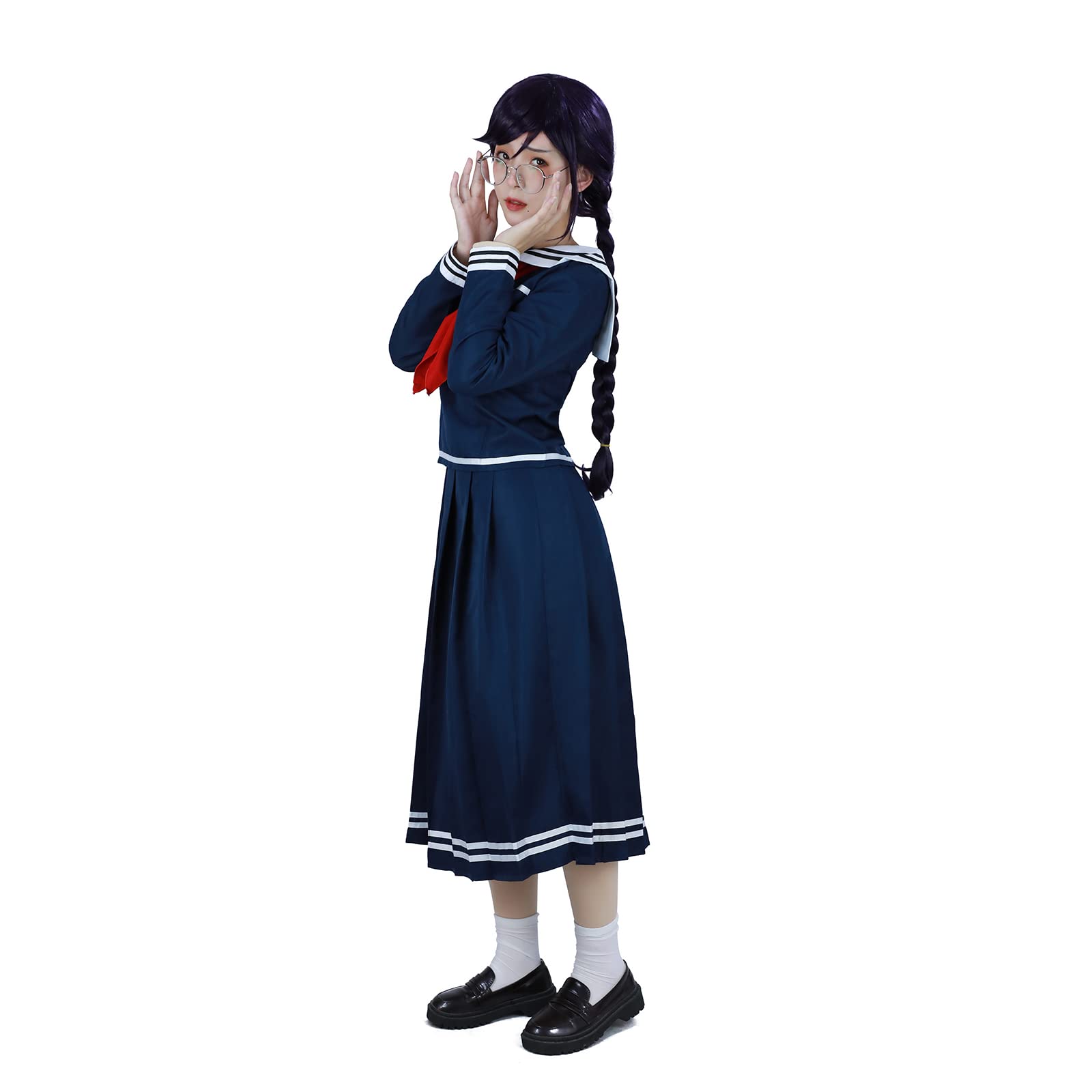CR ROLECOS Toko Fukawa Cosplay Outfit Japanese Sailor School Uniform Cosplay Costume S