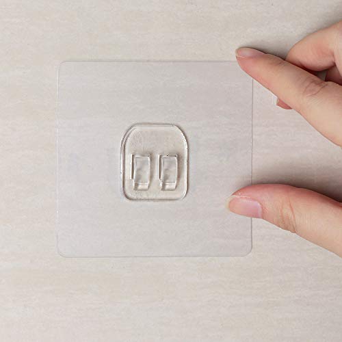 Alliebe 12Pcs Kitchen Bathroom Self Adhesive Stickers for Shower Organizer Basket Caddy Without Drilling No Holes