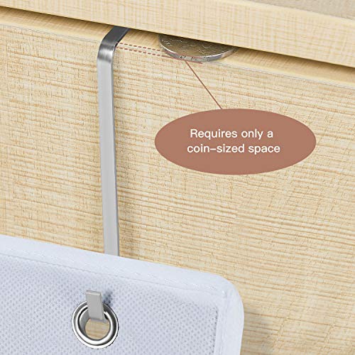 Progo 24 Pockets Clear Pockets Over The Door White Hanging Organizer, For Shoe, Pantry Organize and Kitchen, Bathroom Storage, 63" x 19.5"