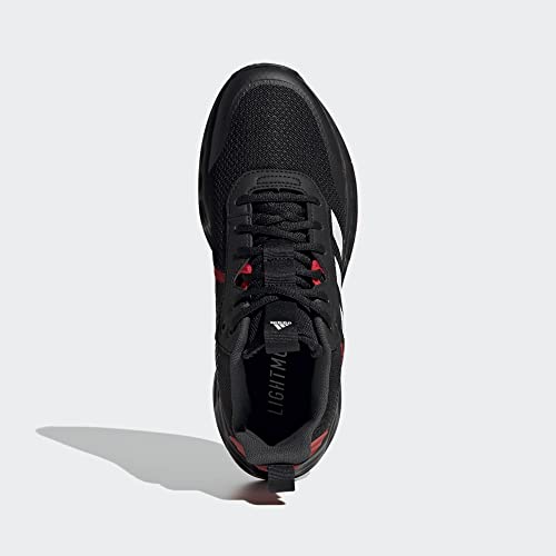 adidas Men's Own The Game 2.0 Basketball Shoe, Black/White/Carbon, 14