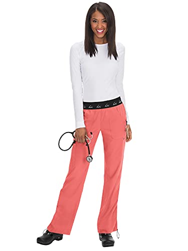 KOI Lite 720 Women's Spirit Scrub Pant (Coral, Medium)