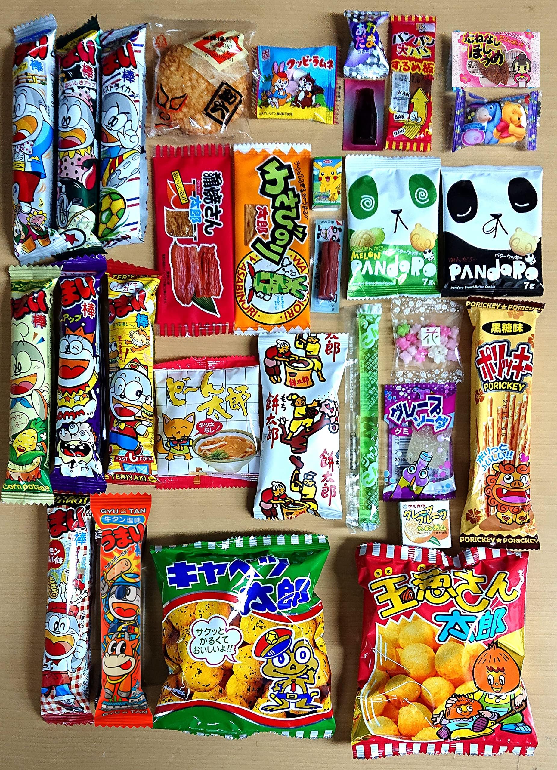 Japanese Snacks Assortment 30pcs "TONO SNACK" Excellent Variety and Delicious Selection of Japanese Dagashi