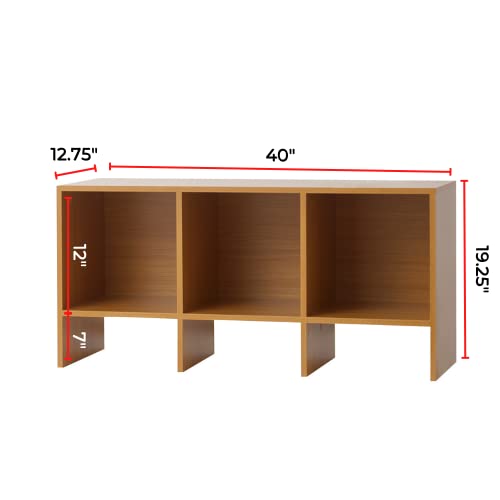 DormCo Yak About It Cube Storage Organizer - Beech