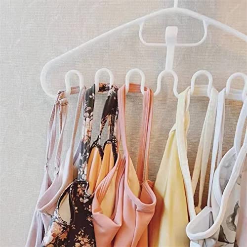 YOOUS Wave Pattern Stackable Hanger,Magic Multifunction Closet Hangers, Space-Saving Closet Organizers, for Slings, Scarves, Ties, Hangers, Closet Organizer Rack (Pink,5PCS)