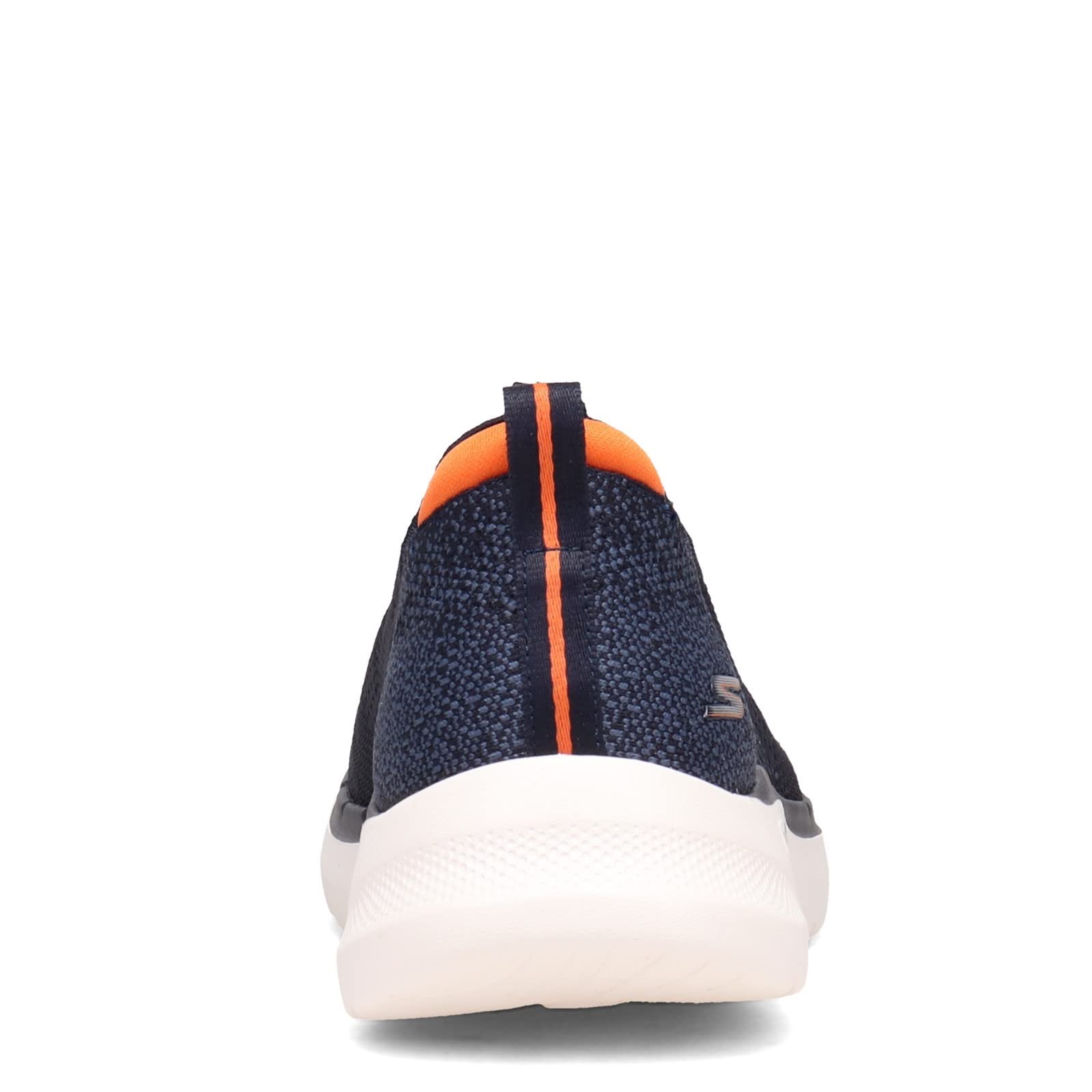 Skechers Men's Gowalk 6-Stretch Fit Slip-On Athletic Performance Walking Shoe, Navy/Orange, 10
