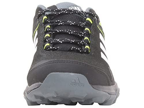 adidas Men's Terrex Eastrail Hiking Boot, Black/White/Solar Yellow, 8.5