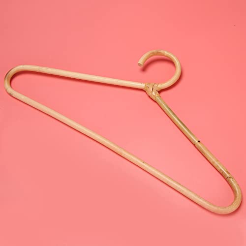 Lodokdre Rattan Clothes Hanger Style,Garments Organizer,Rack Adult Hanger,Room Decoration Hanger for Your Clothes.
