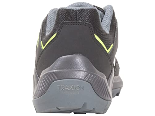 adidas Men's Terrex Eastrail Hiking Boot, Black/White/Solar Yellow, 8.5