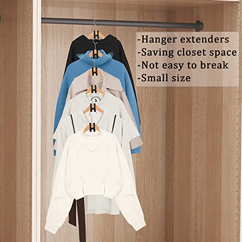 Clothes Hanger Connector Hooks, Cascading Hangers Hooks Space Saving for Clothes Hanger, Closet Organizer Space Savers 60 Pack