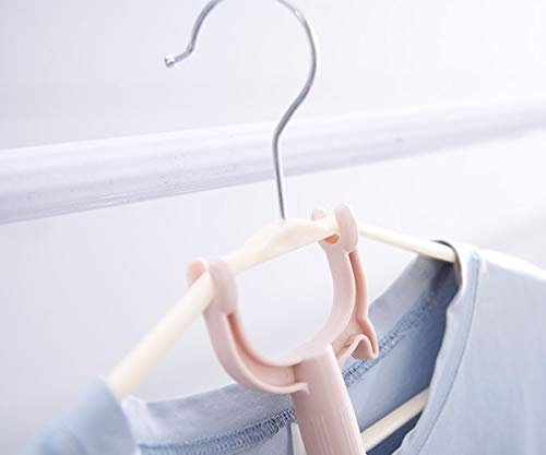Closet Stick Pole,Closet Hook,Fashion Aluminum Alloy Telescopic Extending Reach Stick Clothes Poles/Rod/Hanger/Fork/Rail/Hooker/Stick for Clothes Rack/Closet/Ceiling/Shelf (Lotus Color)