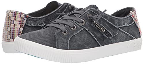 Blowfish Malibu Women's Fruit Sneaker, Desert Iron Smoked Canvas, 7.5