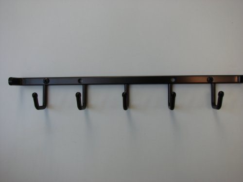 Wall Mount Stationary Belt Rack / Necklace Organizer, Oil Rubbed Bronze 12"