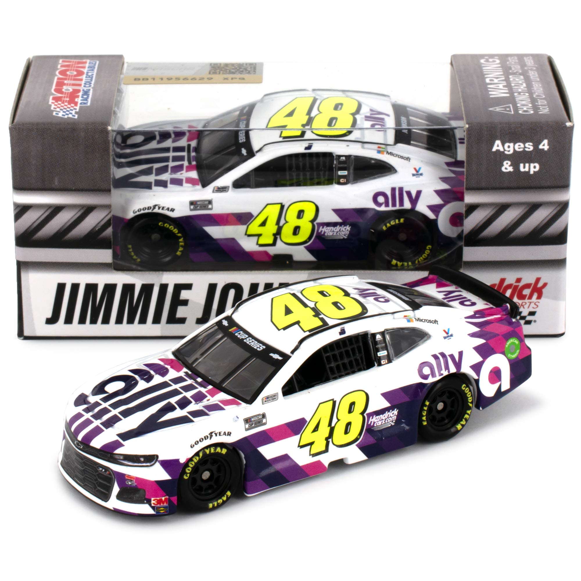 Lionel Racing J Johnson 1/64 HT Ally White 20 Camaro ZL1, Multi