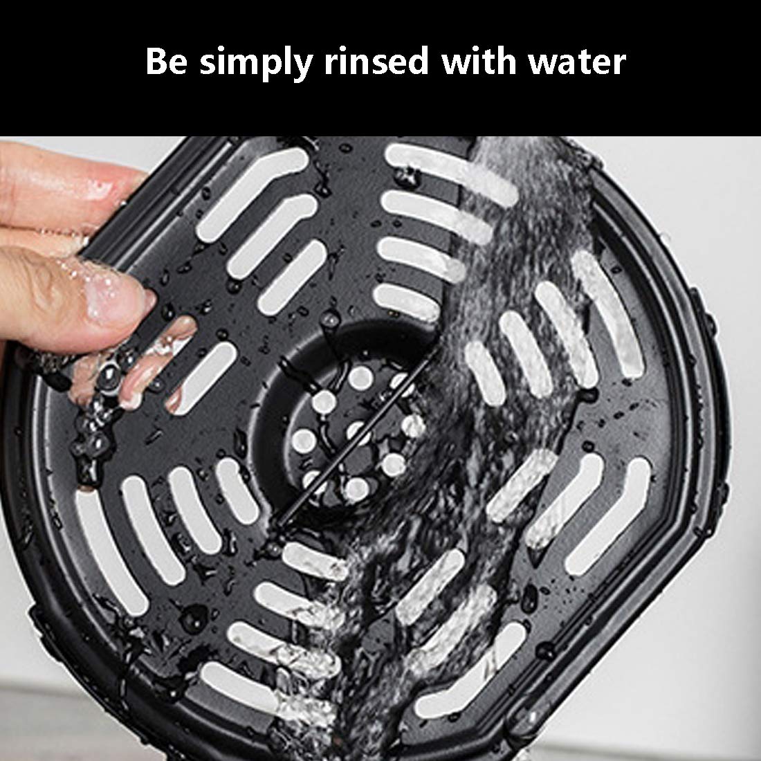 Household Air Fryer 1000W Office Mini Small Capacity Multifunction Oilless French Fries Electric Fryer Kitchen Non Stick Oven Automatic Power Off 2.2L