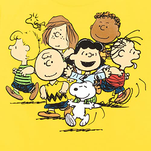 PEANUTS Snoopy Little Boys 2 Pack Graphic T-Shirts Blue/Yellow 7-8