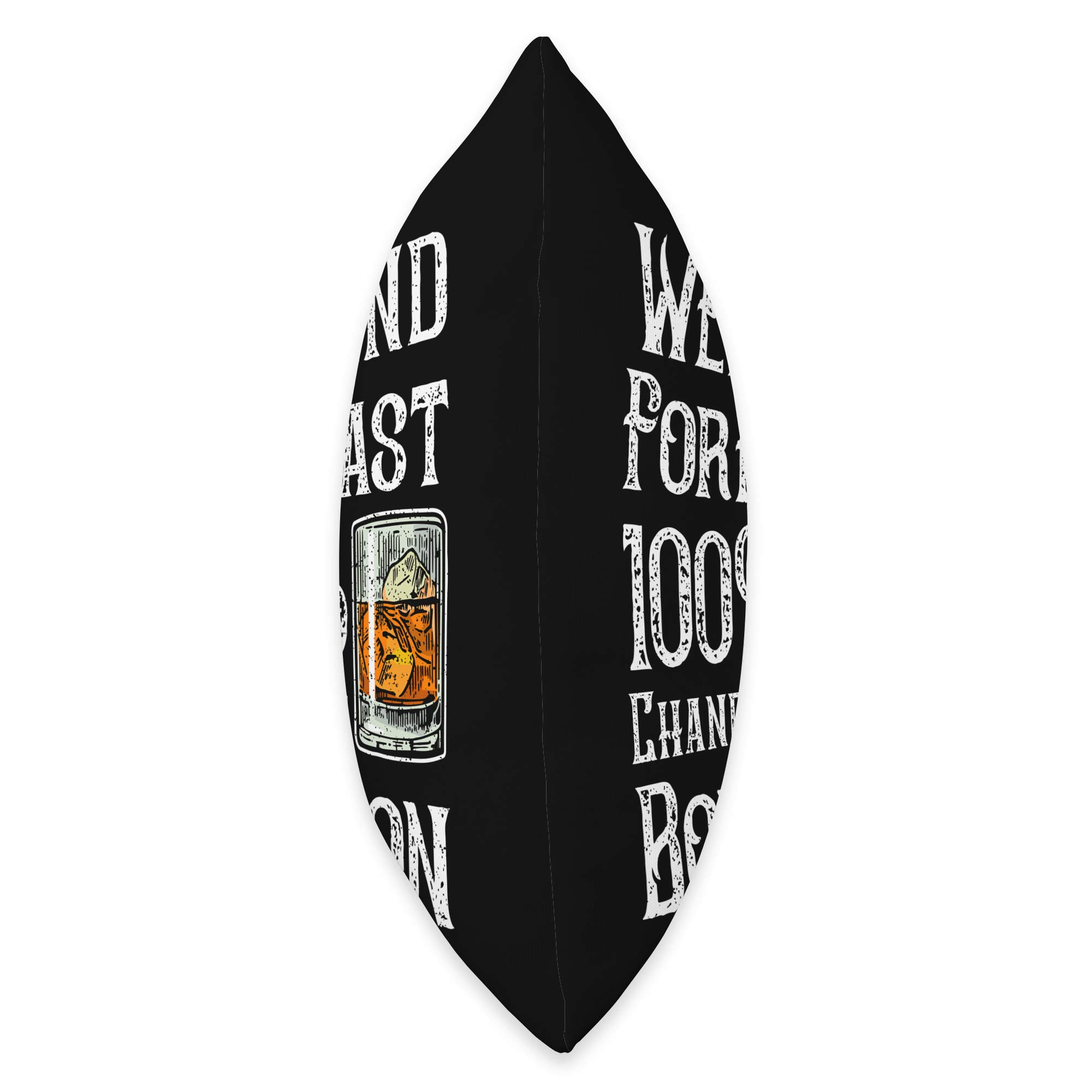 Weekend Forecast 100 Percent Of Bourbon - Whiskey Throw Pillow