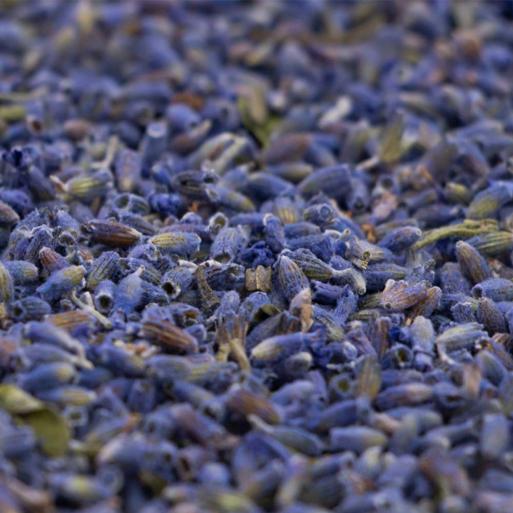 Hslife 250g 5A Level Dried Lavender Flower Buds Organic Lavender Flowers，Natural Fragrance Dried Lavender Flower for Tea, Soap Making, Baking, Baths