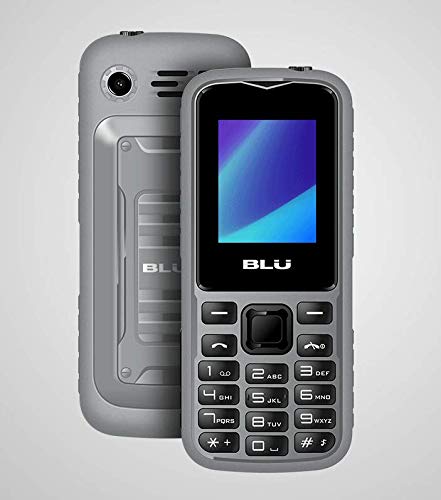 BLU Tank Mini T650 1.8" GSM Unlocked 32MB Dual-SIM Flashlight Cellphone (Gray)