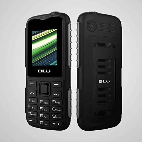 BLU Tank Mini T650 1.8" GSM Unlocked 32MB Dual-SIM Flashlight Cellphone (Black/Gray)