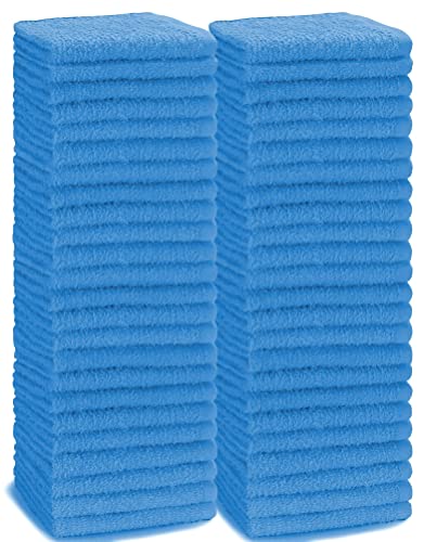 SIMPLI-MAGIC Cotton Washcloths, Pack of 48, 12ā x 12ā
