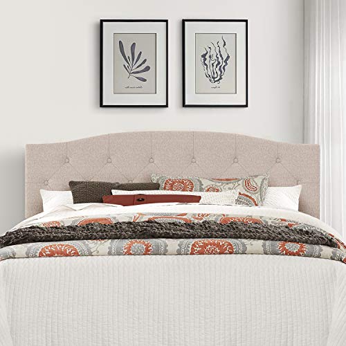 Hillsdale Provence Upholstered, King/Cal King Headboard Only, Light Beige