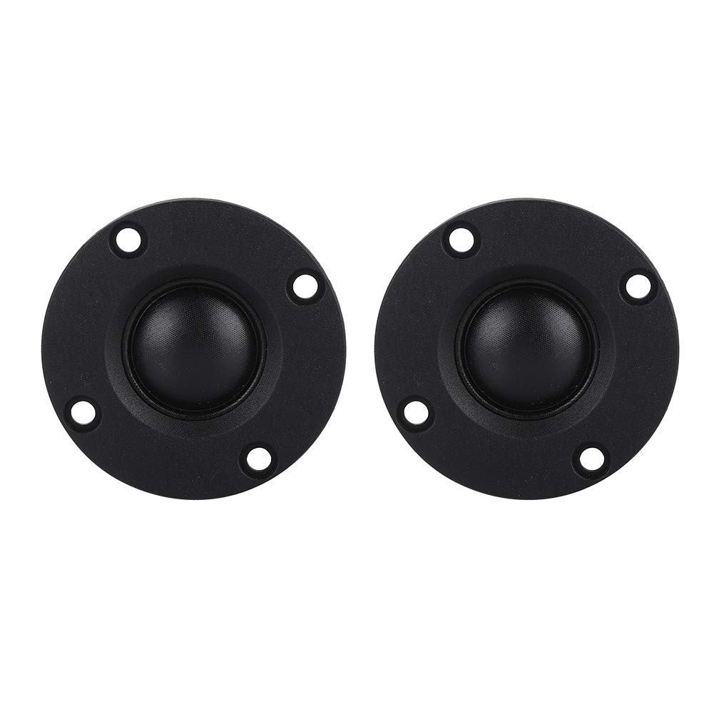 HiFi Speaker, 2Pcs 30W 6Ω Dome Tweeter Magnet Treble Speaker Silk Film HiFi Loudspeaker Magnet 20mm Vibrating Diaphragm