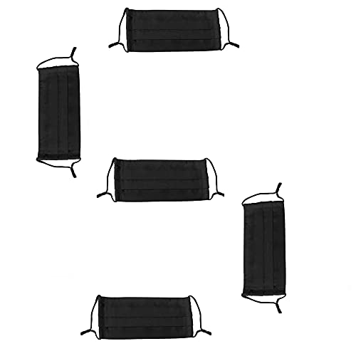 Noblecare (5Pack) Nosewire PLEATED 2 Layers Elastic Loop,Unisex Cloth Mask,Adjustable Size fit All Members in Family,Cloth Masks, Cotton Face Masks, Cloth Masks for WomenI Cotton Face Mask