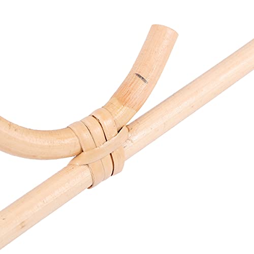 Zeafree Rattan Clothes Hanger Style Kids Garments Organizer Rack Children Hanger Kids Room Decoration Hanger for Clothes