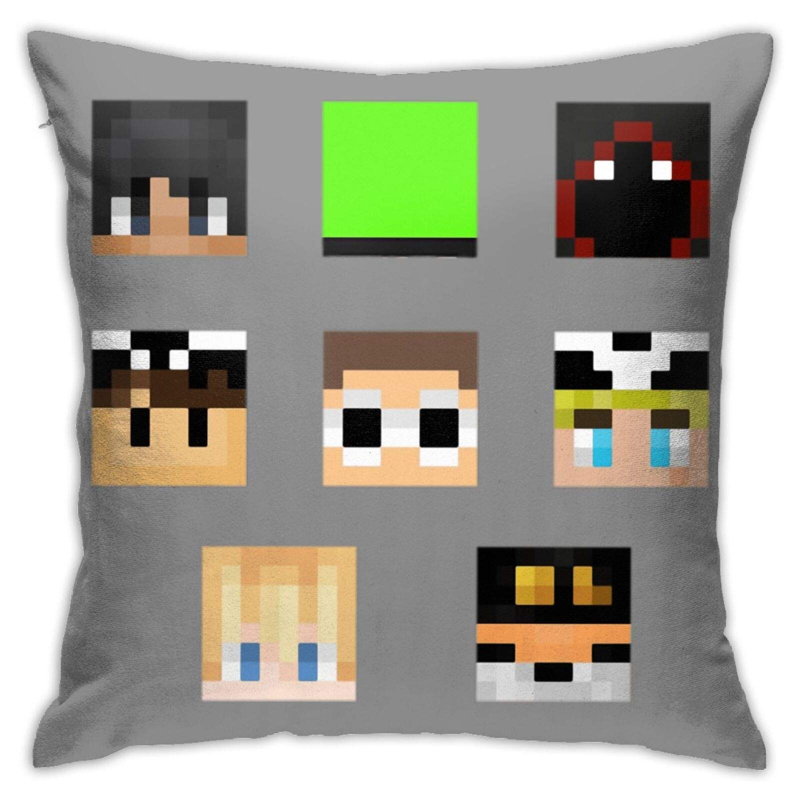 Xuanyang Dream SMP Heads Pullover Sweat Pillowcase Floor Pillowcase Sofa Cushion Cushion Cover Backrest Over Seat Cushion Interior