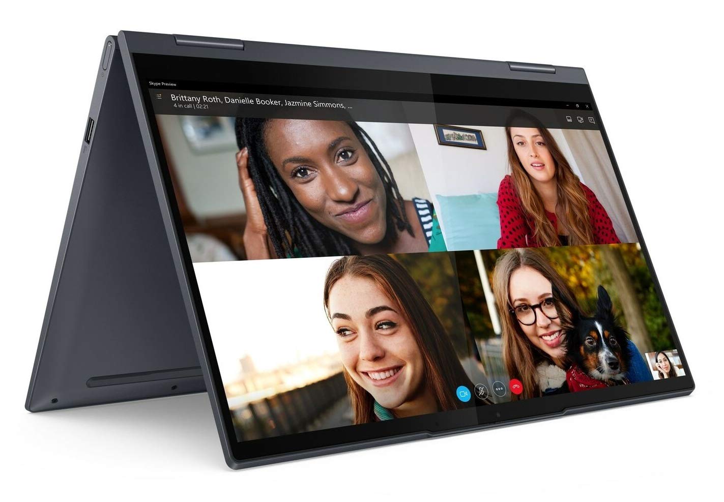 Lenovo Yoga 7i Laptop with 14" FHD IPS Touchscreen, 11th Gen Intel i7-1165G7, 1TB SSD, 16GB DDR4, Wi-Fi 6, BT 5.0, and Windows 10 Home