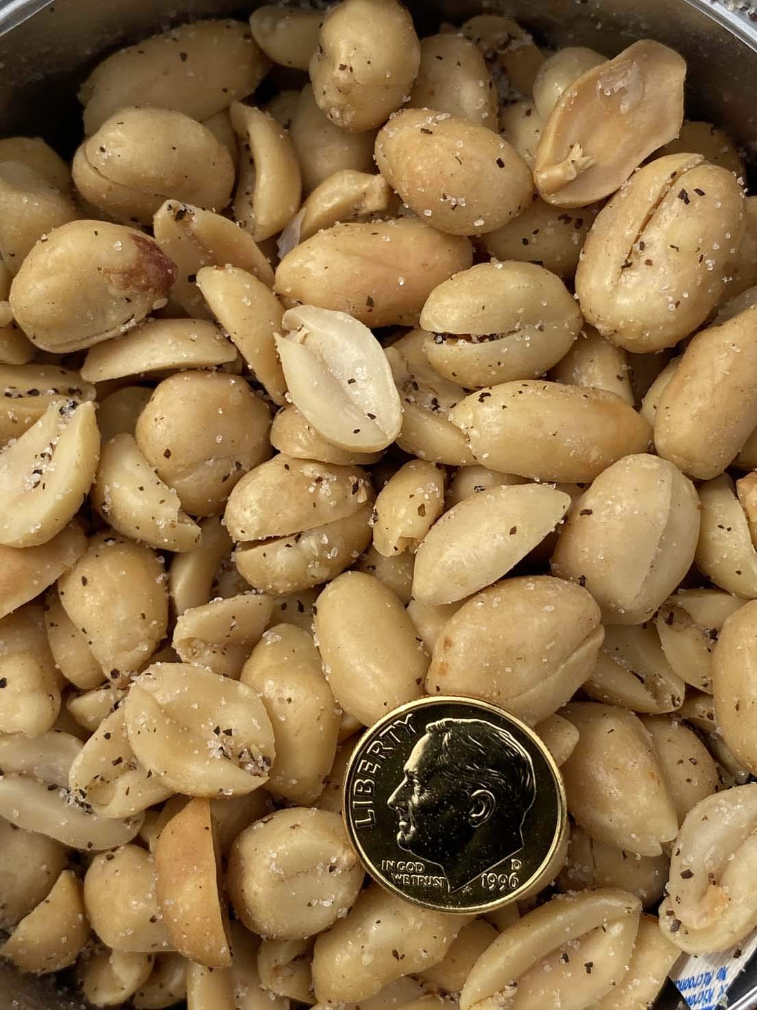 Salt and Pepper 10oz cans Gillespie's Peanuts grown on our family farm! sp (2)