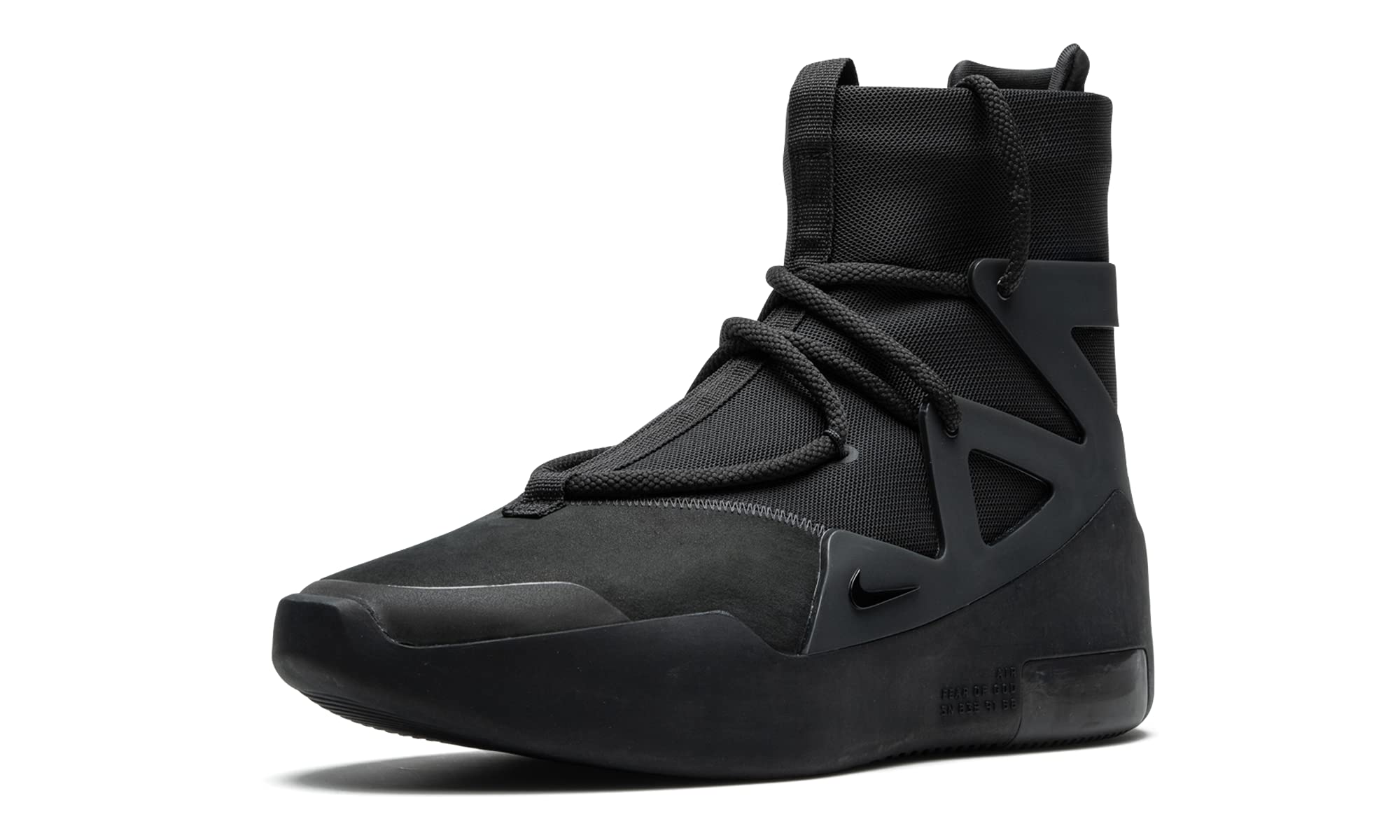 Nike Mens Air Fear of God 1 AR4237 005 Triple Black - Size 8