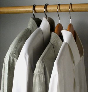 Precision Hanger in Gold with Felt. The Dimple & Crease Free Hanger Solution-Click "2 New" for Other Offers!