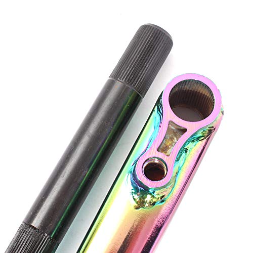 KHEbikes MVP V2 BMX Crank Set 48 Teeth CrMo 19 mm Axle Oil Slick 1.79lbs 175 mm