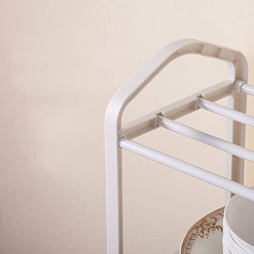 DINGZZ Bedroom Shoe Rack, Multifunctional Metal Rack for Assembling Slippers Home Furniture Cloth Shoes