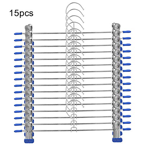 Pants Hanger, 5/10/15/20Pcs Anti-Slip Trouser Clothes Rack Organizer Shirt Pants Jeans Hanger