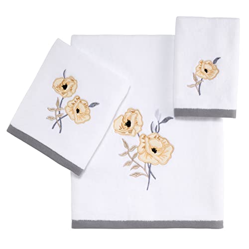 Avanti Linens - Fingertip Towel, Soft & Absorbent Cotton Towel (Marielle Collection)