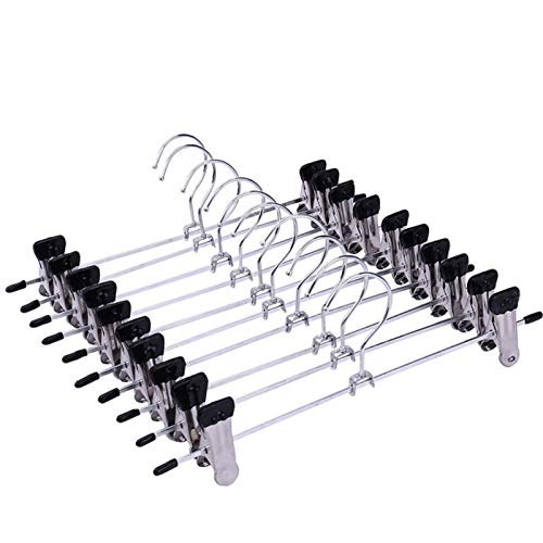 Pants Hanger, 5/10/15/20Pcs Anti-Slip Trouser Clothes Rack Organizer Shirt Pants Jeans Hanger