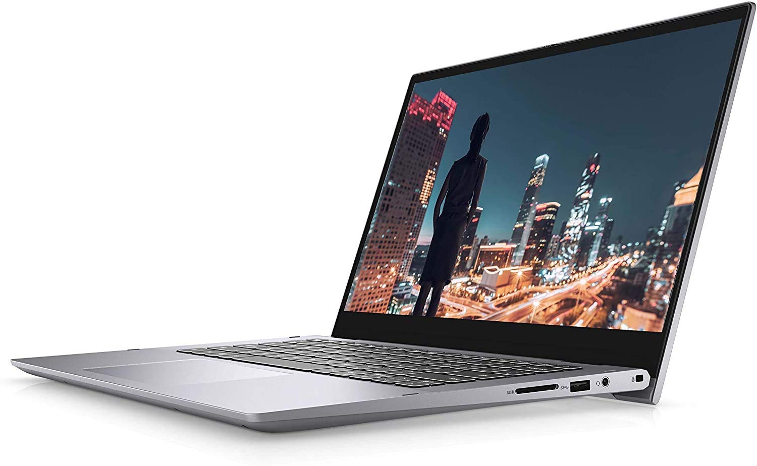 Dell Inspiron 14 5400 Laptop (Intel i7-1065G7 4-Core, 8GB RAM, 512GB PCIe SSD, Intel Iris Plus, 14.0" Touch Full HD (1920x1080), Fingerprint, WiFi, Bluetooth, Win 10 Pro) (Renewed)
