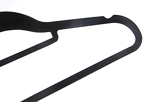 Velvet Covered Hangers β 30 Pack Non-Slip Black Hangers for Clothes β Premium Quality Materials - Easy Slide & Sturdy Design β Slim to Save Closet Space