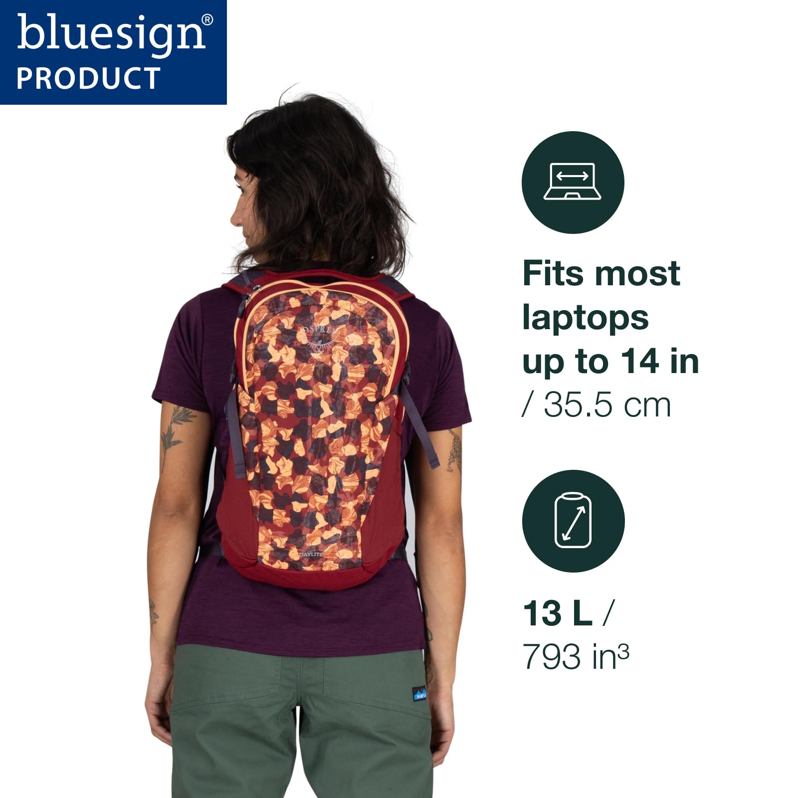 Osprey Daylite Commuter Backpack, Wave Blue
