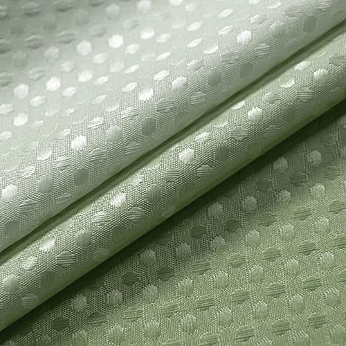 Mrs.Naturall Sage Green Boho Spring Shower Curtains for Bathroom Ombre Waterproof Liner Bath Decor Textured Fabric Shower Curtain Sets with Hooks Machine Washable 70 x 72 inch Long