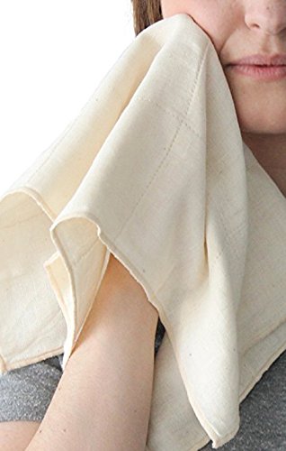 Nawrap 100% Organic Cotton, Face Towel, Ivory