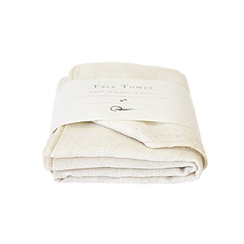 Nawrap 100% Organic Cotton, Face Towel, Ivory