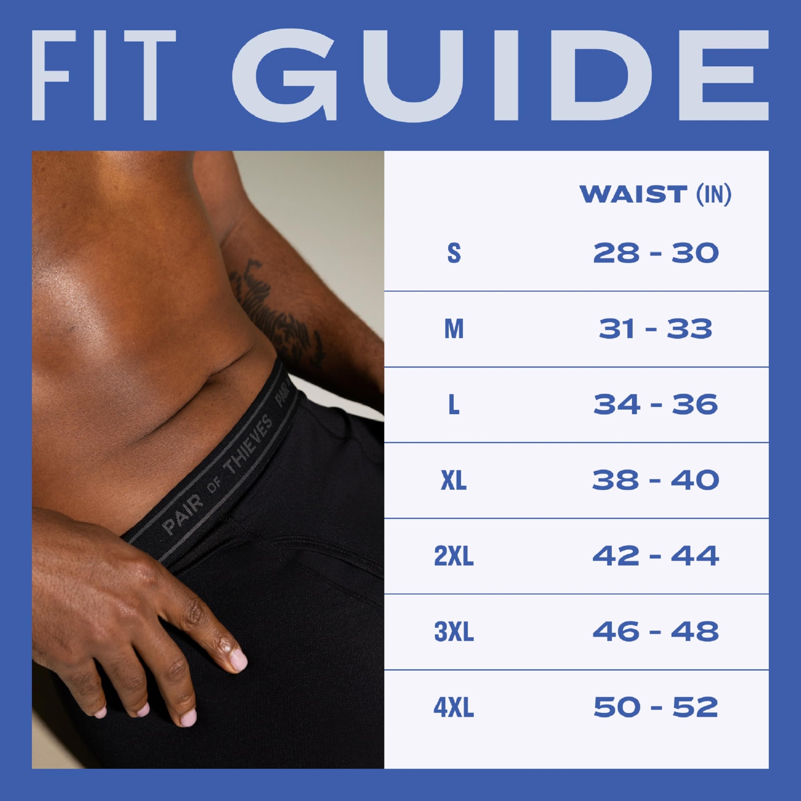 Pair of Thieves Soft Cotton Boxer Briefs for Men Pack (4 Pack) - Tagless Underwear for Men Pack Black