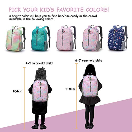 MOUNTAINTOP Kids Backpack for Boys Girls Preschool Kindergarten Children Backpacks,Star Print 12L