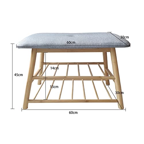 Tyewmiy Free Standing Shoe Racks Shoe Rack, CShoe Changing Stool, Home can sit Shoe Cabinet, Living Room entryway Storage Stool, Shoe Bench