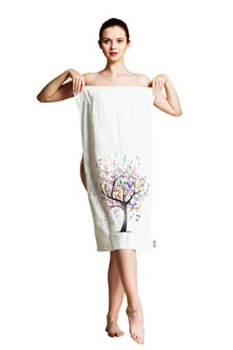oFloral Tree Hand Towels Cotton Washcloths,Abstract Music Notes Tree of Life Comfortable Soft Towels for Bathroom Spa Gym Yoga Beach Kitchen,Hand Towel 15X30 Inch
